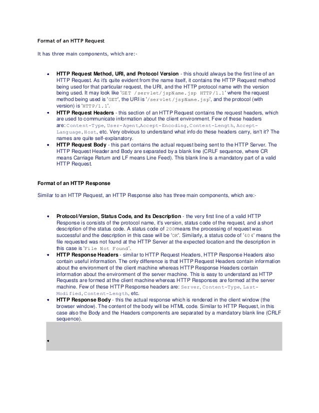 Internet Programming Notes Internet Programming Notes