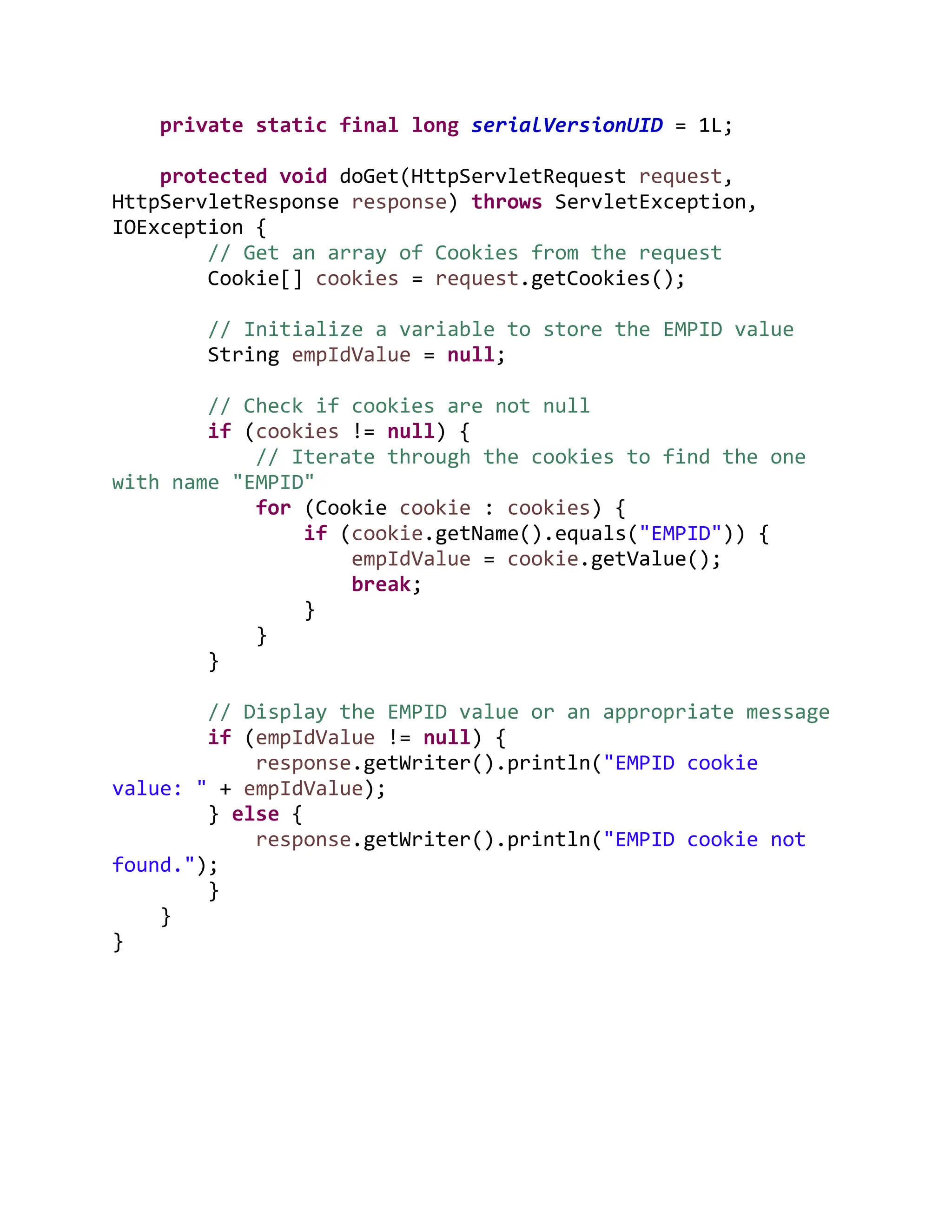 Cookies program to display the information though cookie creation | PDF