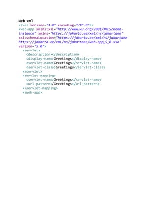 Servlet program to read username and print | PDF