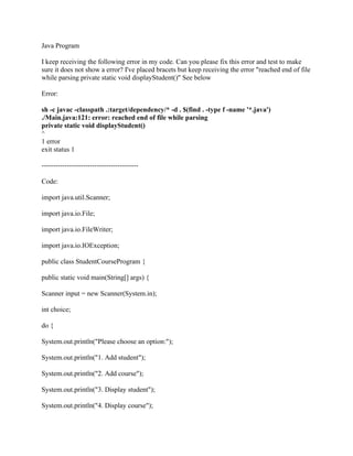 Java Program I keep receiving the following error in my code- Can you.pdf