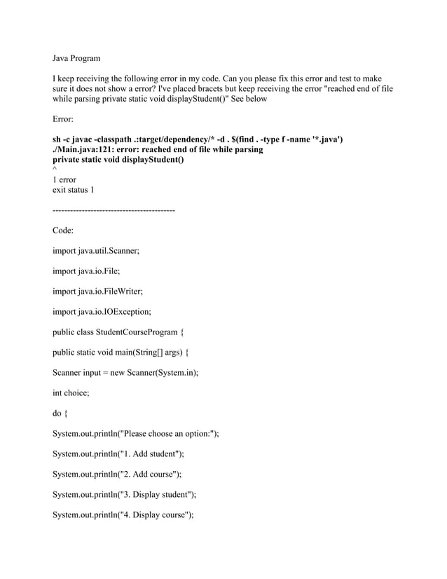 Java Program I keep receiving the following error in my code- Can you.pdf