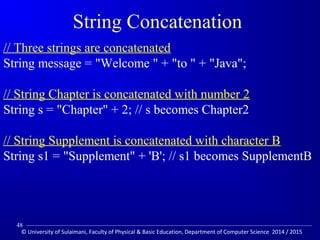 Java programming: Elementary programming | PPT