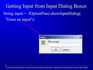 Java programming: Elementary programming | PPT