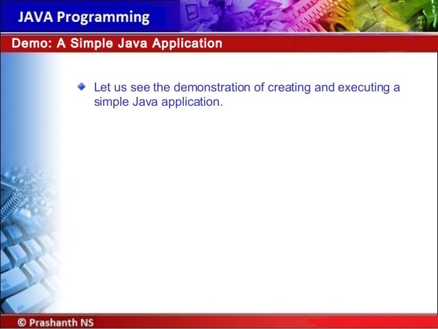 Java Programming From Sun Microsystems Unit 01 