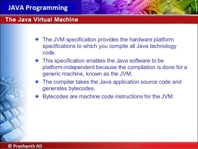Java Programming from Sun Microsystems Unit 01