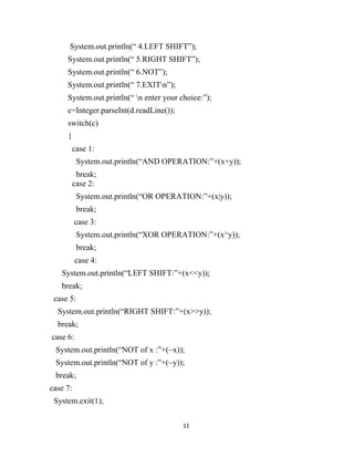 Java programming lab manual | PDF