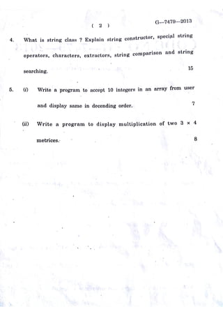 Java programming mms bamu | PDF