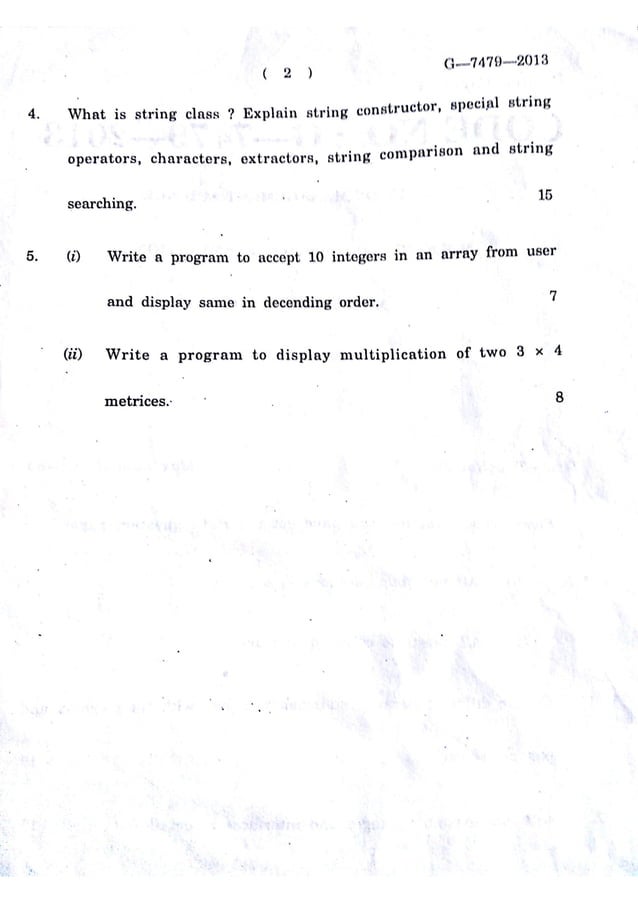 Java programming mms bamu | PDF