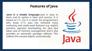 JAVA PROGRAMING NOTE FOR BEGINNERS 20242 | PPT