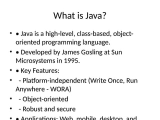 Java programminghaysudhwjwjsjsjsmznzjzjj | PPT