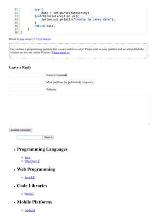 Java programming tips | PDF