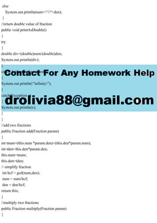 Java Programpublic class Fraction { instance variablesin.pdf