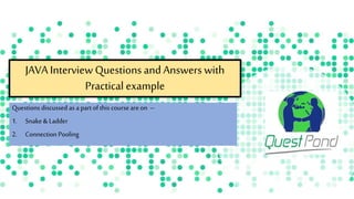 Most asked JAVA Interview Questions & Answers. | PPT