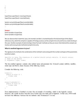 Java questions with answers | DOCX | Programming Languages | Computing