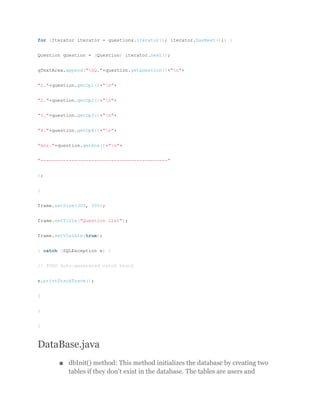 Java Quiz Application .pdf