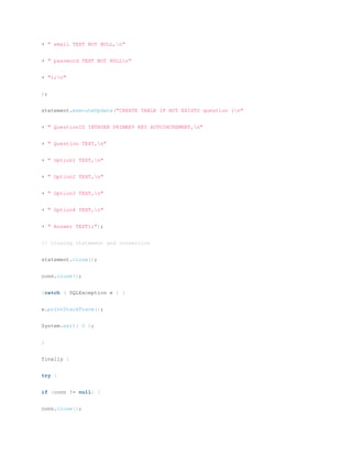 Java Quiz Application .pdf