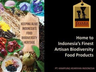 Javara: Championing Indonesia's Food Biodiversity | PDF | Agriculture ...