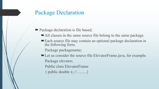 Package in Java | PPT