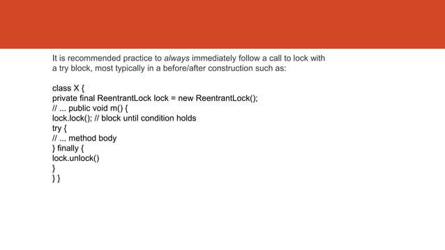 Java Reentrant Lock Tutorial By Jeetendra Mandal Ppt 