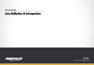 Java reflection & introspection_SYS4U I&C | PPT