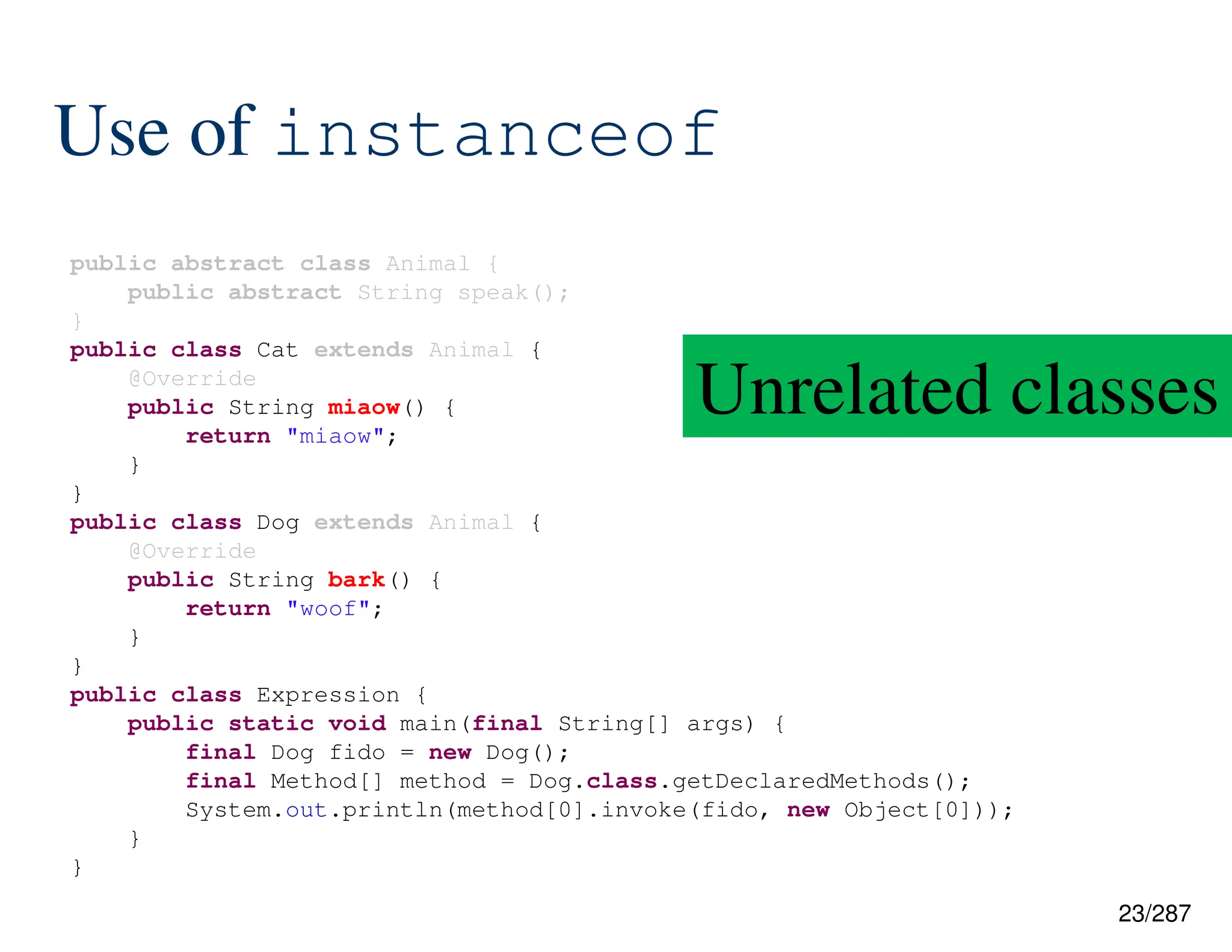 On Reflection in OO Programming Languages v1.6 | PPT