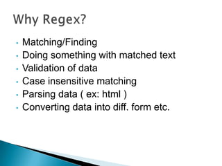 Java: Regular Expression | PPTX