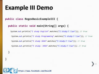 Java Regular Expression PART I | PDF