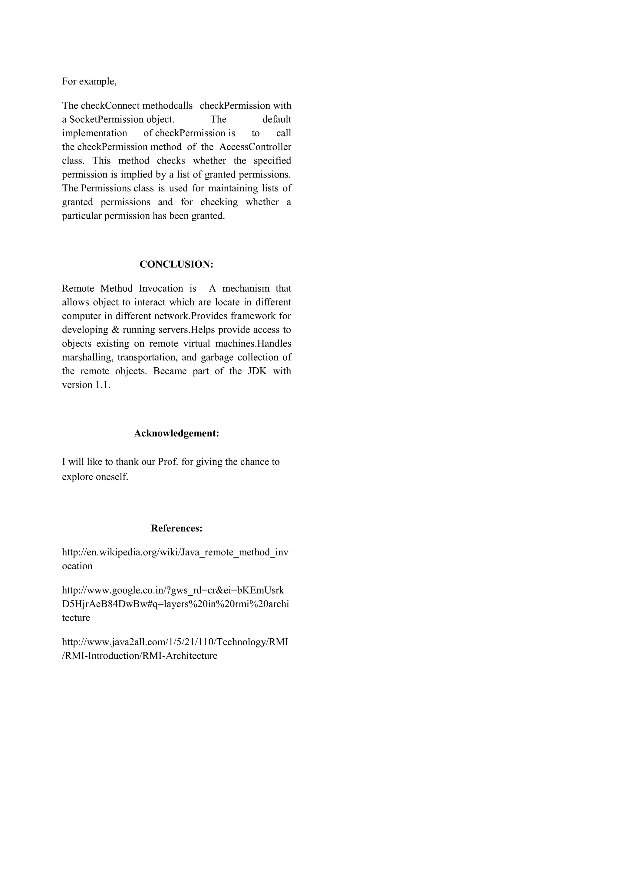 Remote Method Invocation | PDF