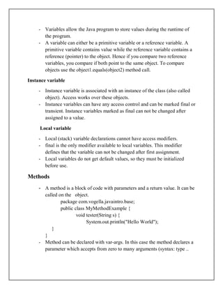 Java report by ravi raja | PDF