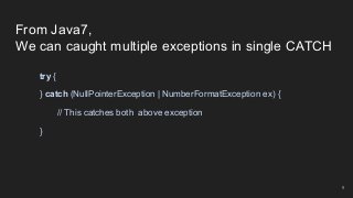 Java review: try catch | PDF | Programming Languages | Computing