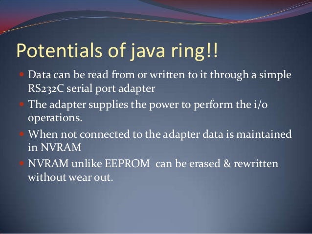 Java ring