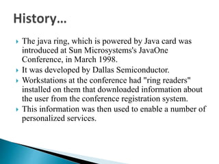 Java Ring | PPTX