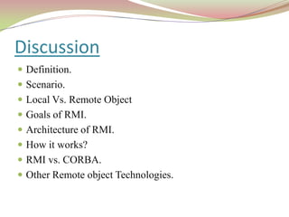 Java rmi | PPSX
