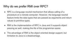 Java RMI | PPTX