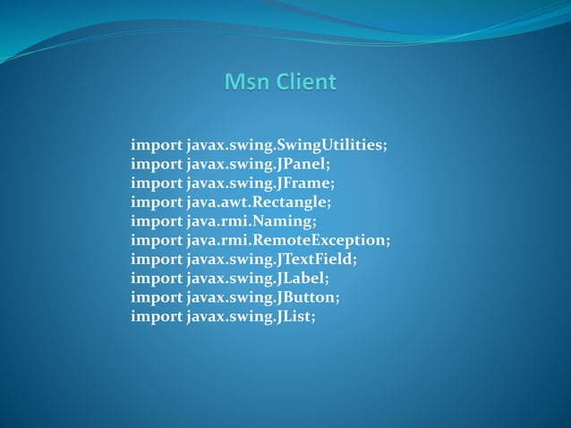 Emrah KAHRAMAN - Java RMI | PPTX