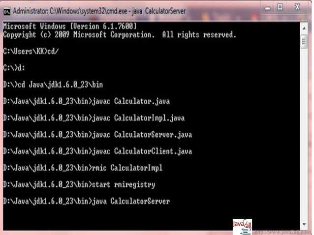 Java Rmi Example Program With Code Pps Programming Languages Computing