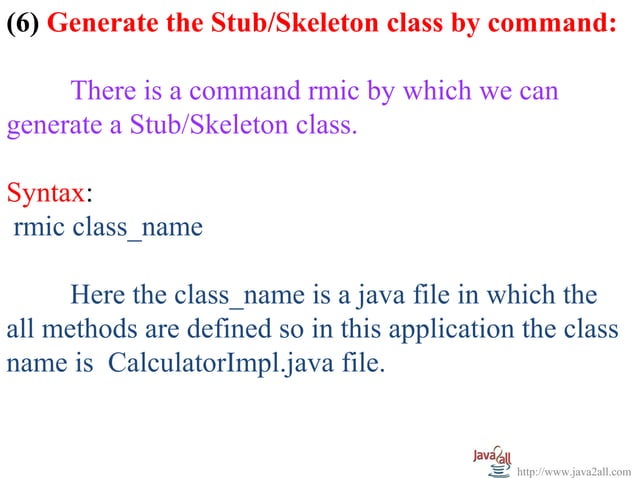 Java Rmi Example Program With Code