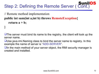 Java RMI | PPT