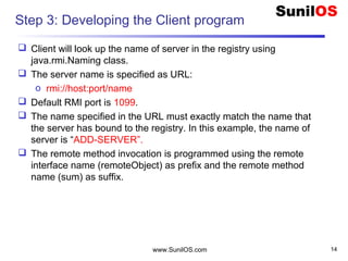 Java RMI | PPT