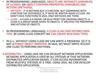 Java By Sai NagaVenkata BuchiBabu Manepalli | PPT