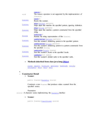 Java scanner, everything you need to know about Java Scanner | PDF