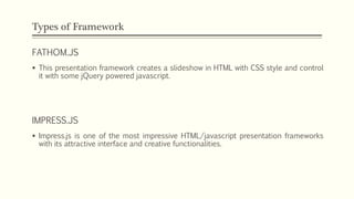 Javascrip frameworks | PPTX | Web Development | Internet