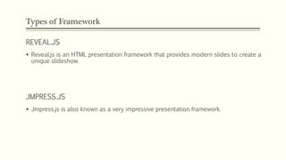 Javascrip frameworks | PPT