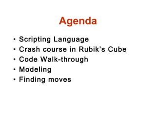 Learn JavaScript by modeling Rubik Cube