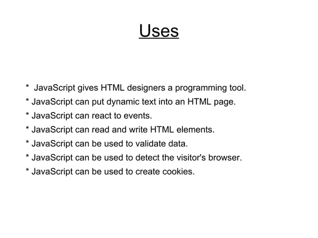 Javascript | PPT