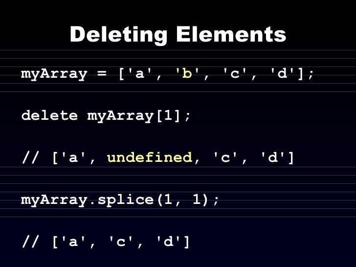 The JavaScript Programming Language