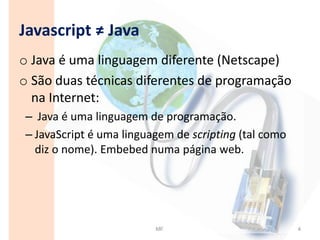 Módulo: 5 – Desenvolvimento de Páginas Web Dinâmicas: Javascript | PPT