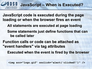 JavaScript and jQuery Fundamentals | PPT