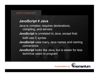 Javascript | PPT