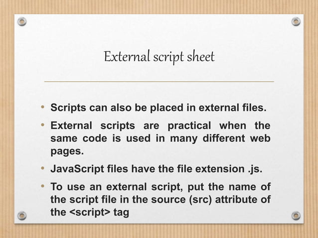 JavaScript Comprehensive Overview | PPSX | Web Development | Internet